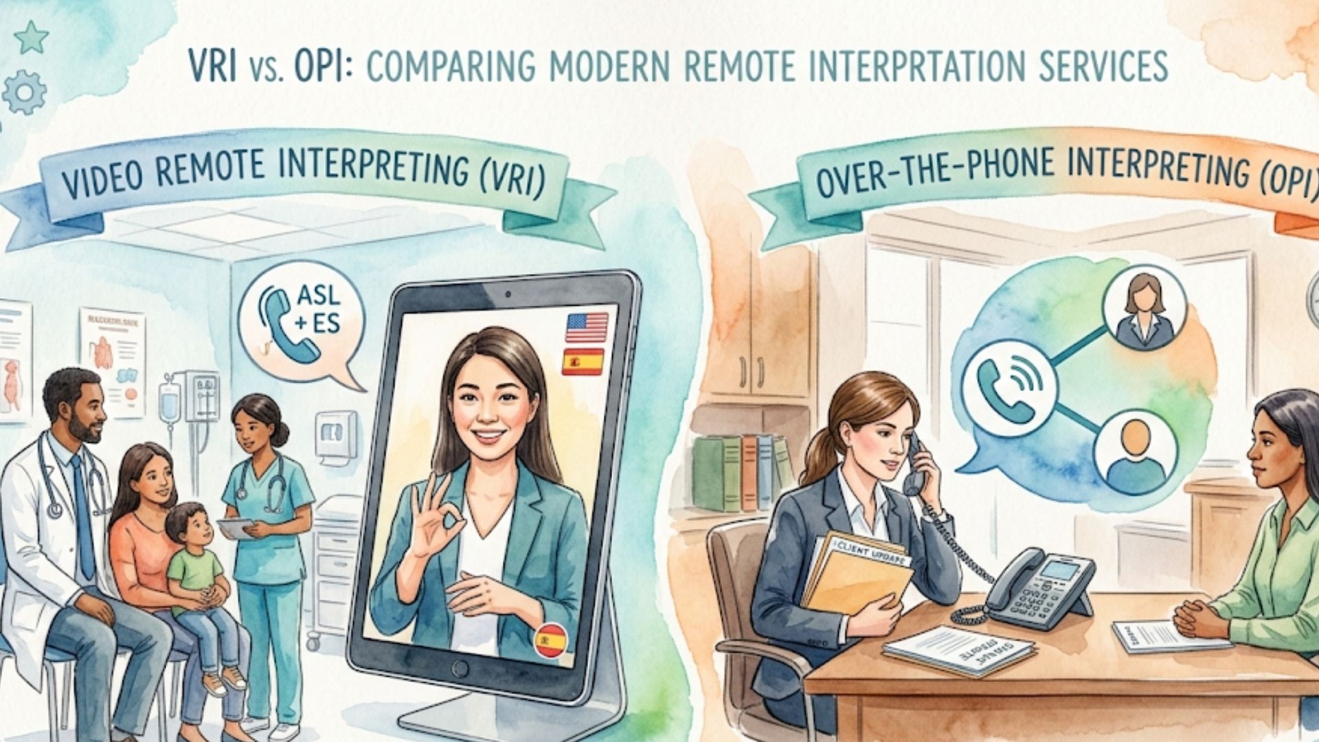 VRI vs OPI: Comparing Modern Remote Interpretation Services